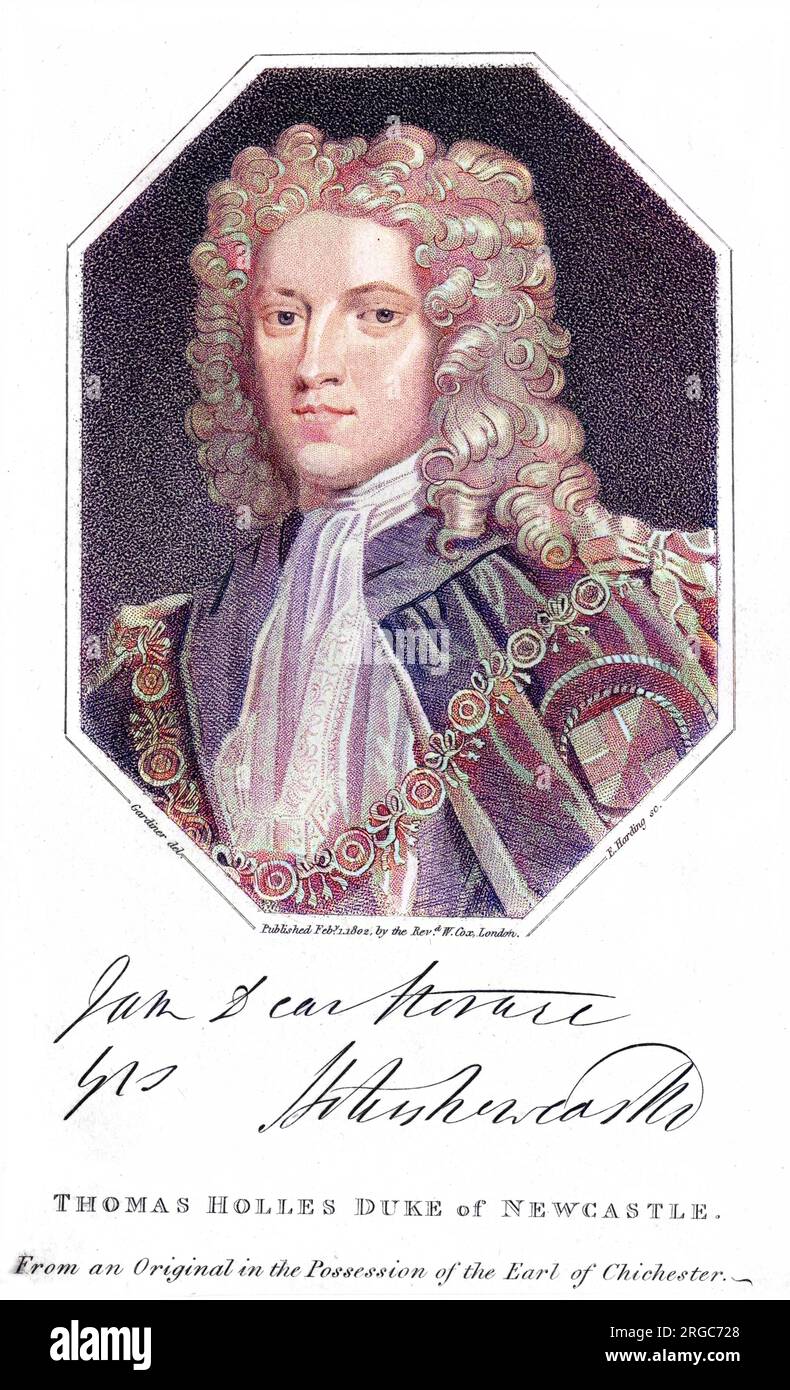 THOMAS PELHAM-HOLLES, first duke of NEWCASTLE (of the new creation ...