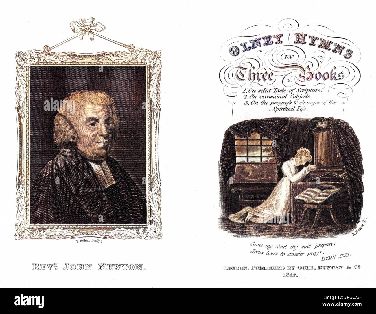 JOHN NEWTON Churchman, rector of St Mary Woolnoth, London, hymn writer ...