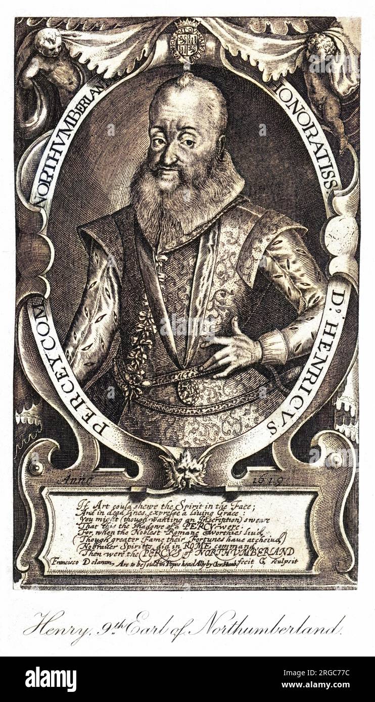 HENRY PERCY, ninth earl of NORTHUMBERLAND statesman and scientist Stock ...