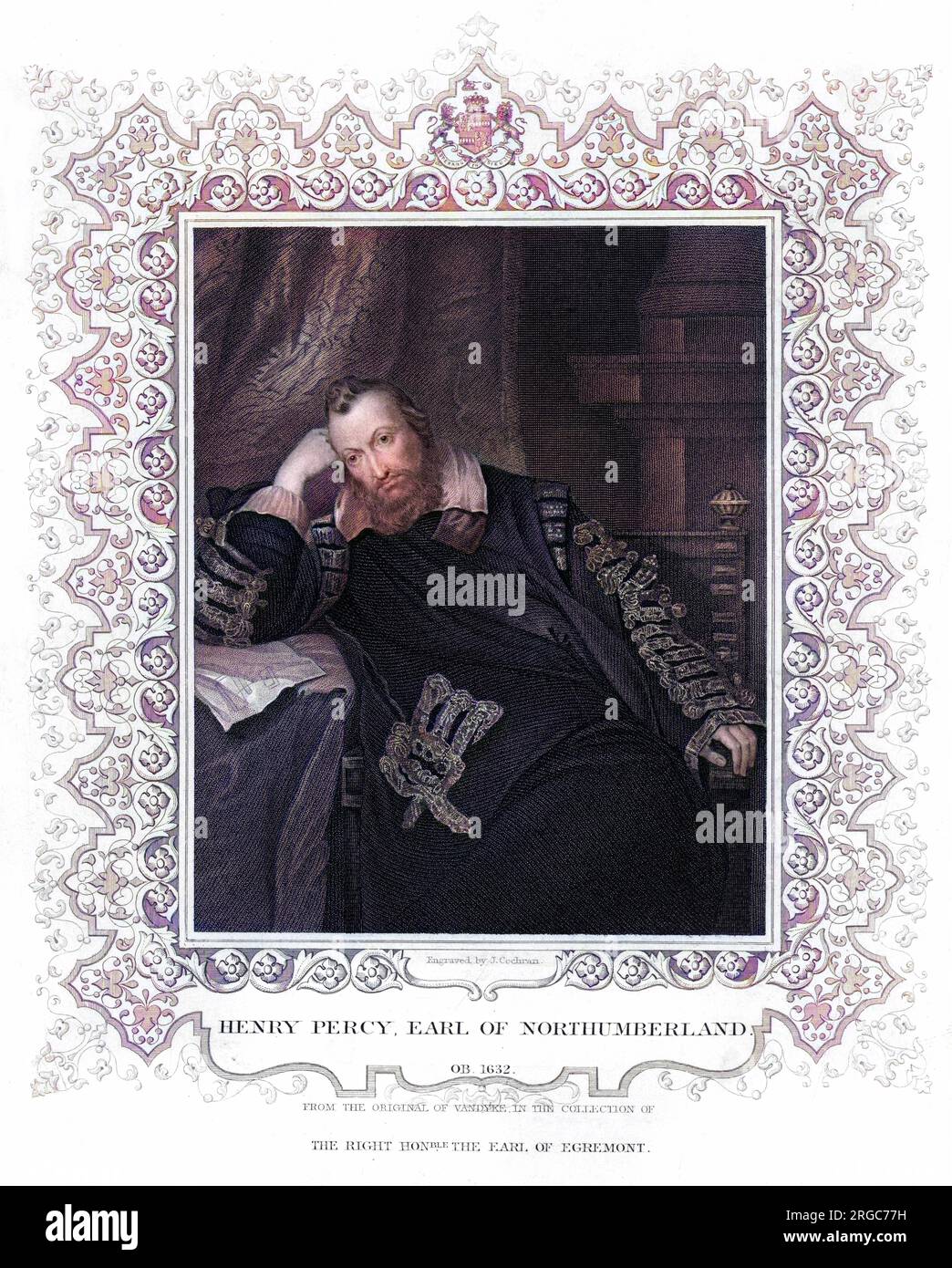 HENRY PERCY, ninth earl of NORTHUMBERLAND statesman and scientist Stock ...