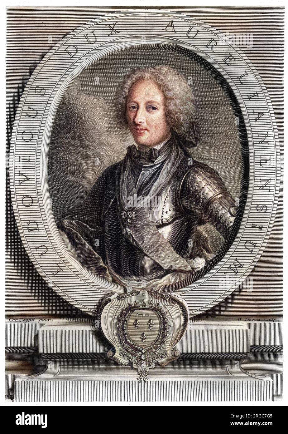 LOUIS duc d'ORLEANS son of Philippe II duc d'Orleans, father of Louis Philippe I duc d'Orleans ...