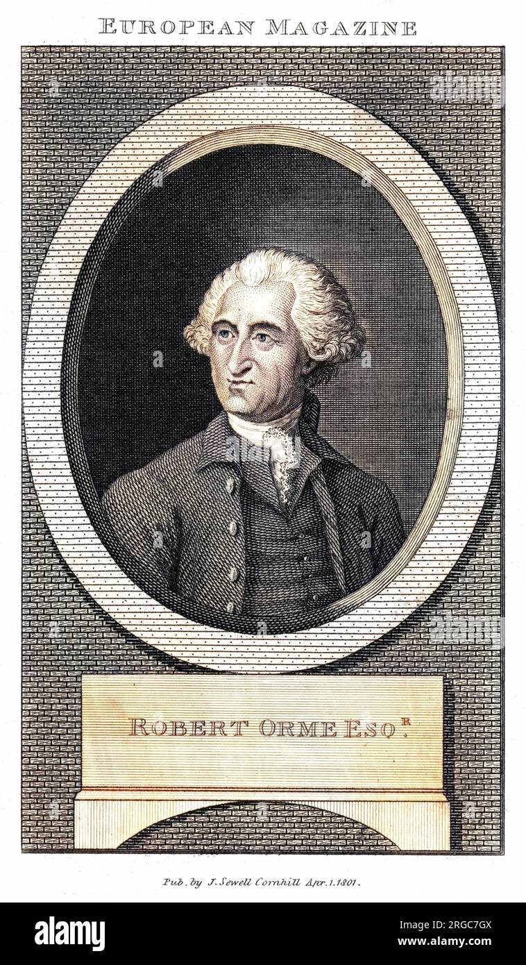 ROBERT ORME Historian of India Stock Photo - Alamy