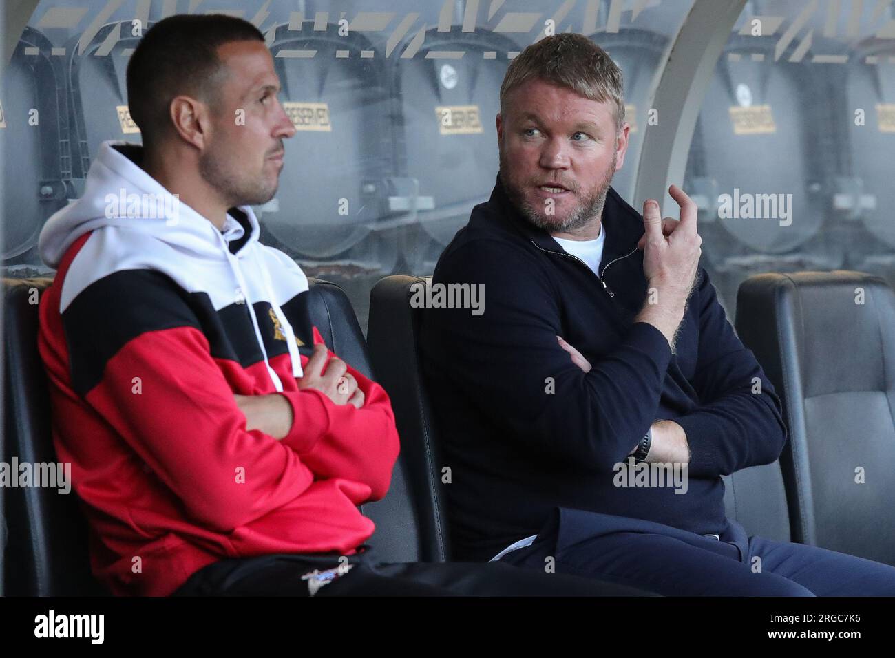 Grant McCann manager of Doncaster Rovers ahead of the Carabao Cup match ...