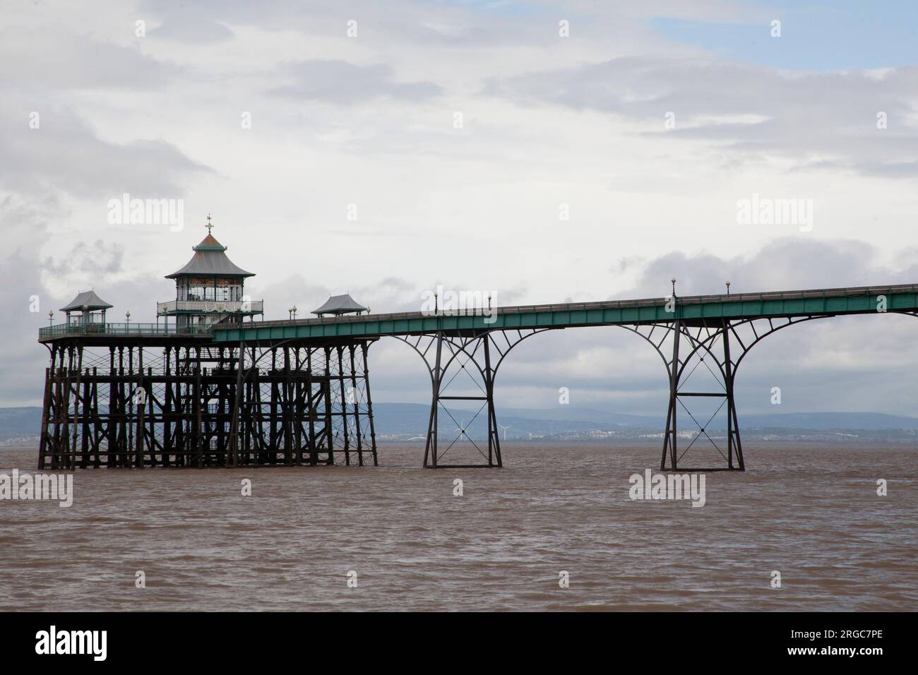 Clevedon Pier, in Clevedon Somerset England Stock Photo - Alamy