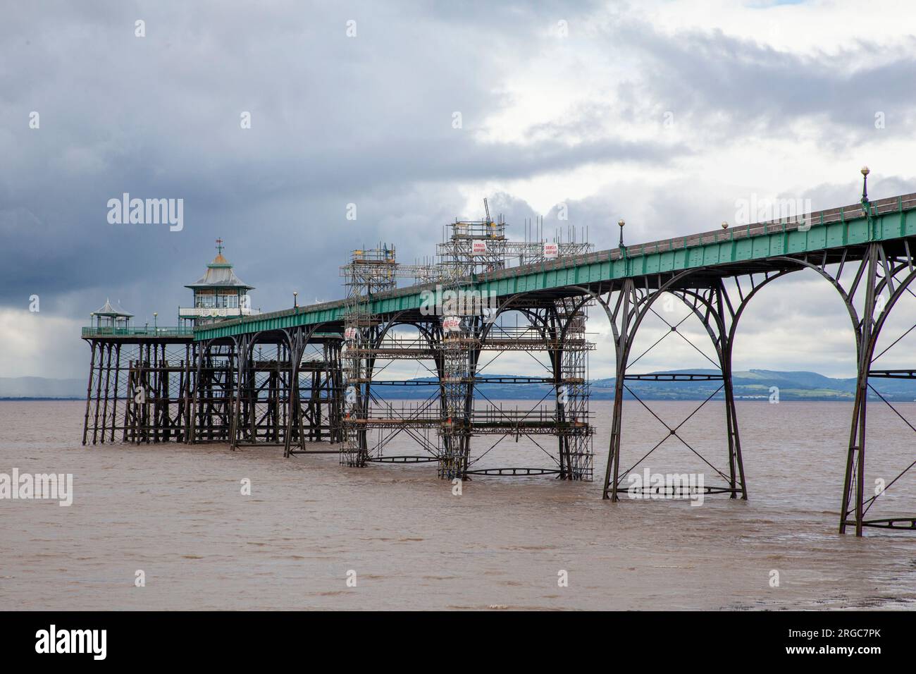 Clevedon Pier, in Clevedon Somerset England Stock Photo - Alamy