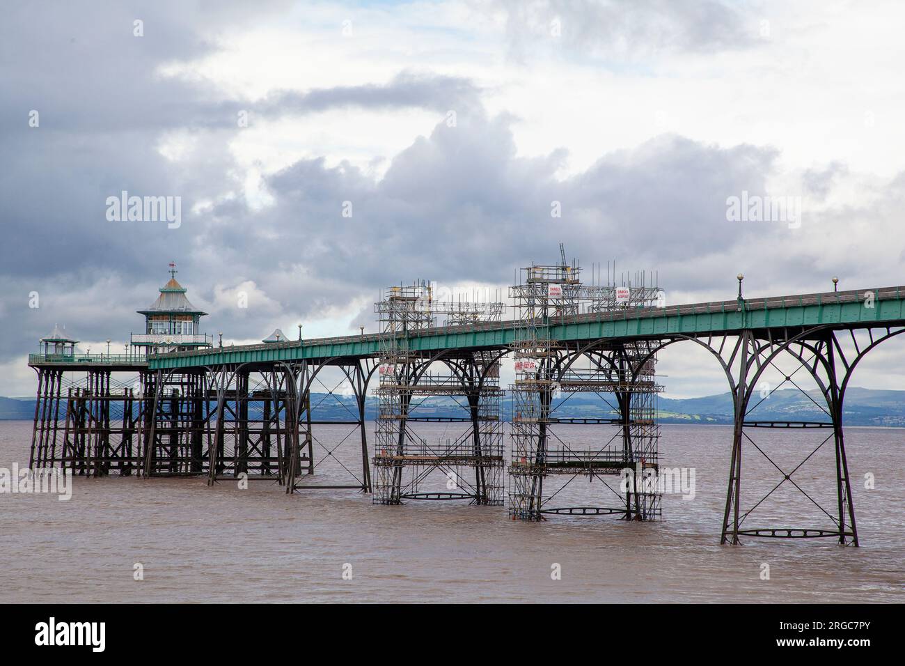 Clevedon Pier, in Clevedon Somerset England Stock Photo - Alamy