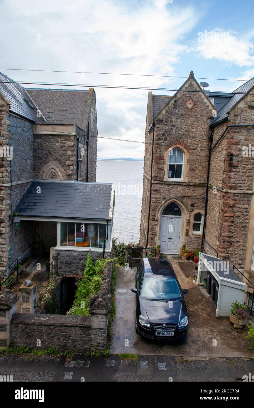 Clevedon seafront, Somerset Stock Photo - Alamy