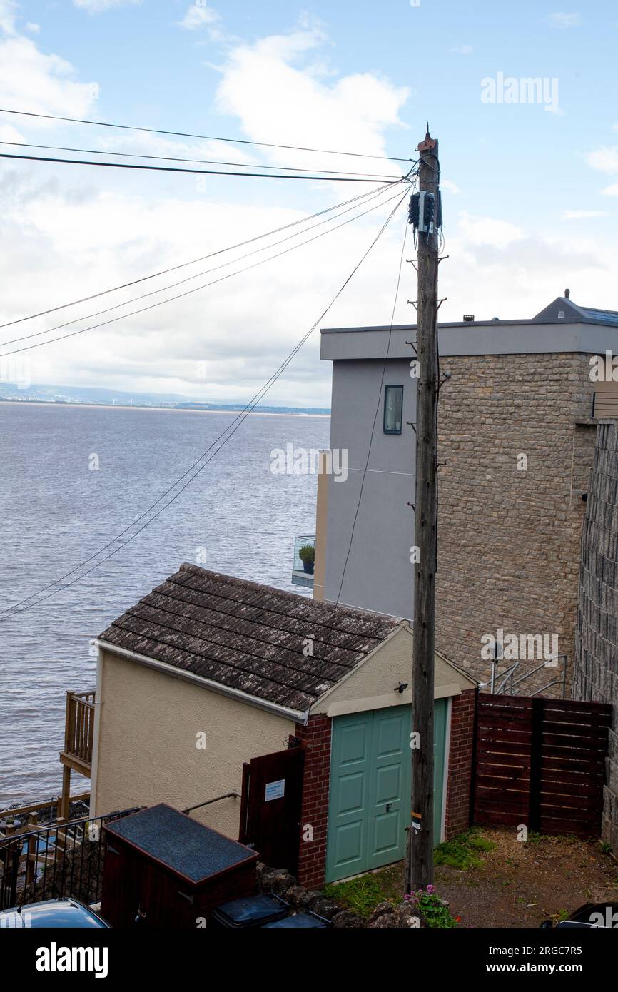 Clevedon seafront, Somerset Stock Photo - Alamy