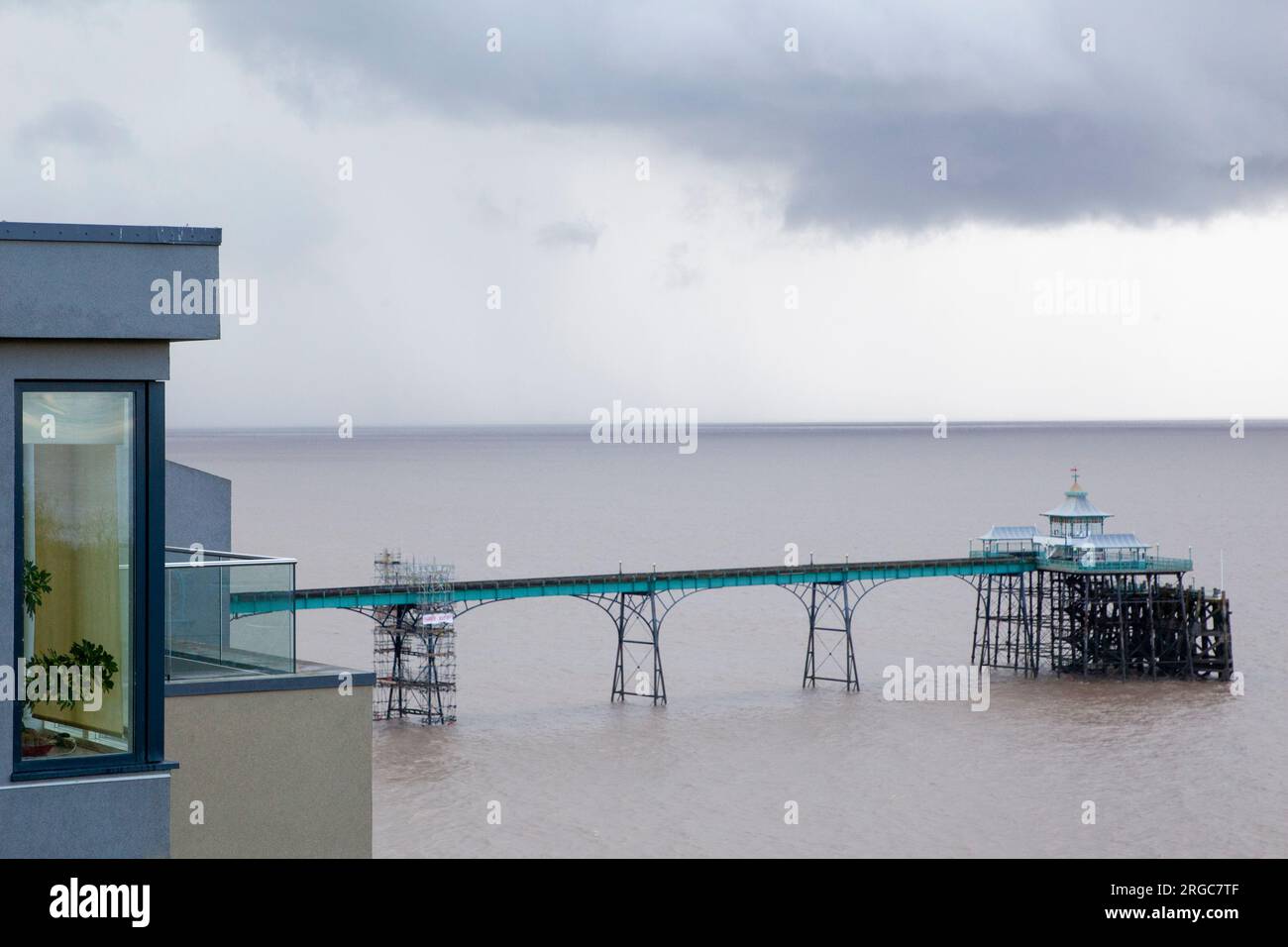 Clevedon Pier, in Clevedon Somerset England Stock Photo - Alamy