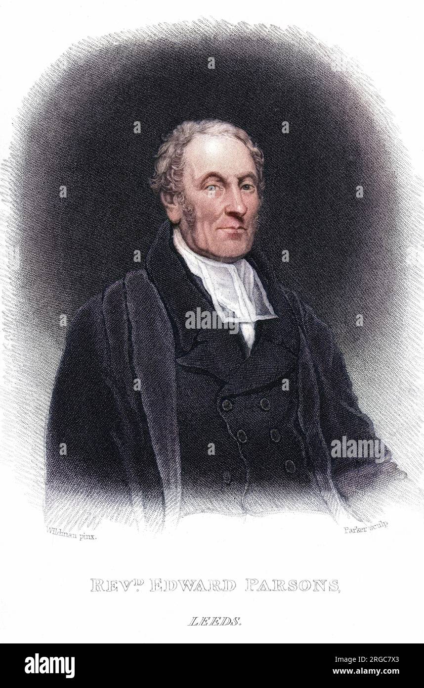 EDWARD PARSONS English churchman, congregational minister at Leeds ...