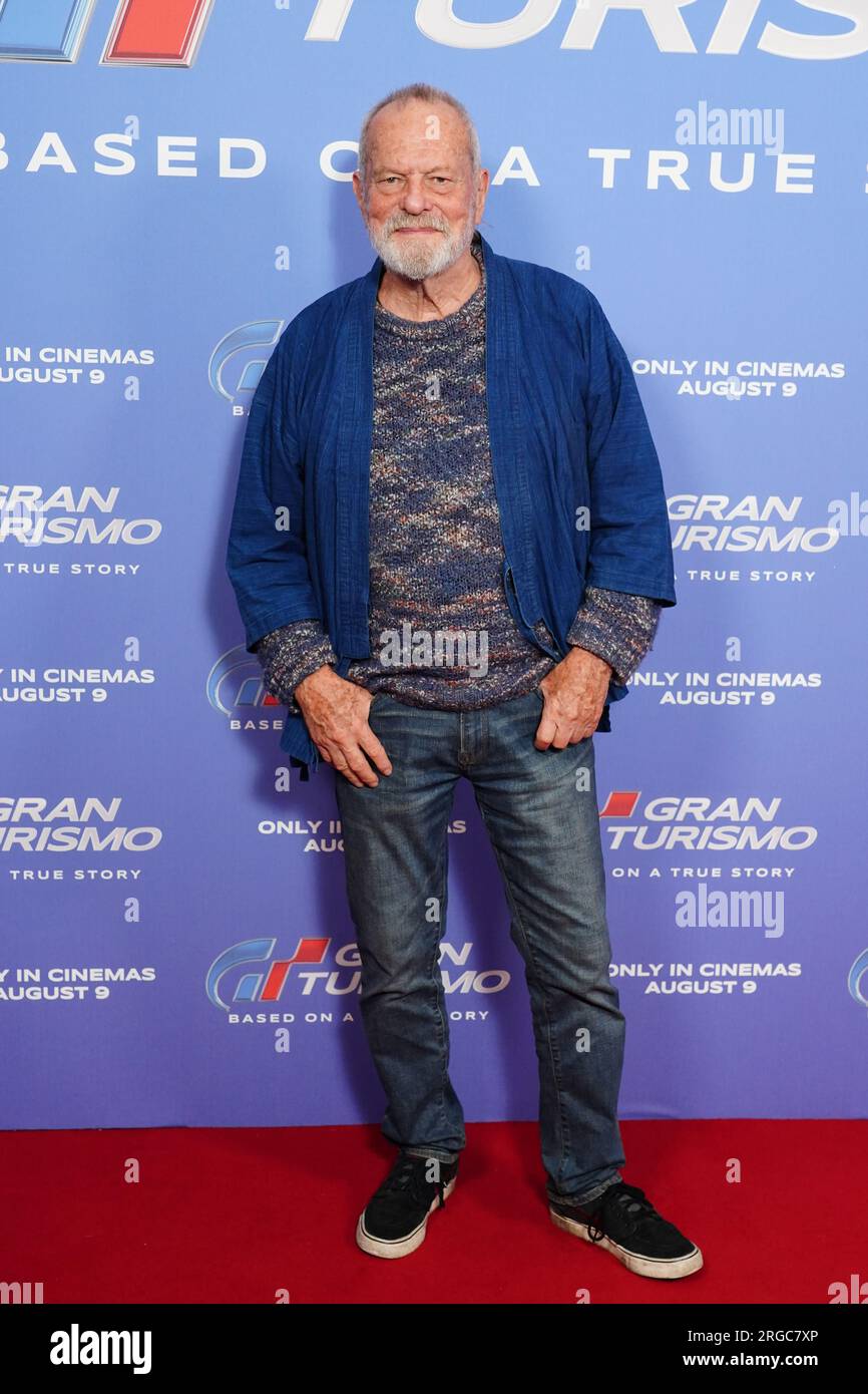 Terry Gilliam attends the screening of Gran Turismo at the Ham Yard ...