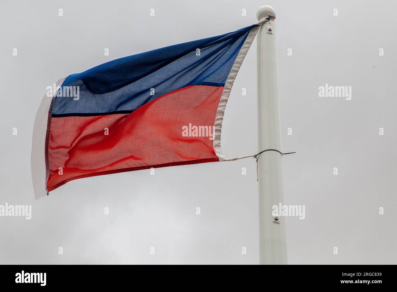 Echo flag - International maritime signal flag in Clevedon, England ...