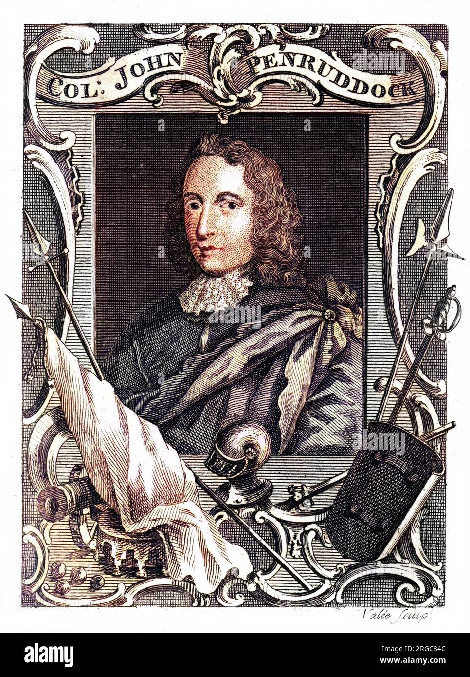 Colonel JOHN PENRUDDOCK Royalist soldier, unjustly beheaded for treason ...