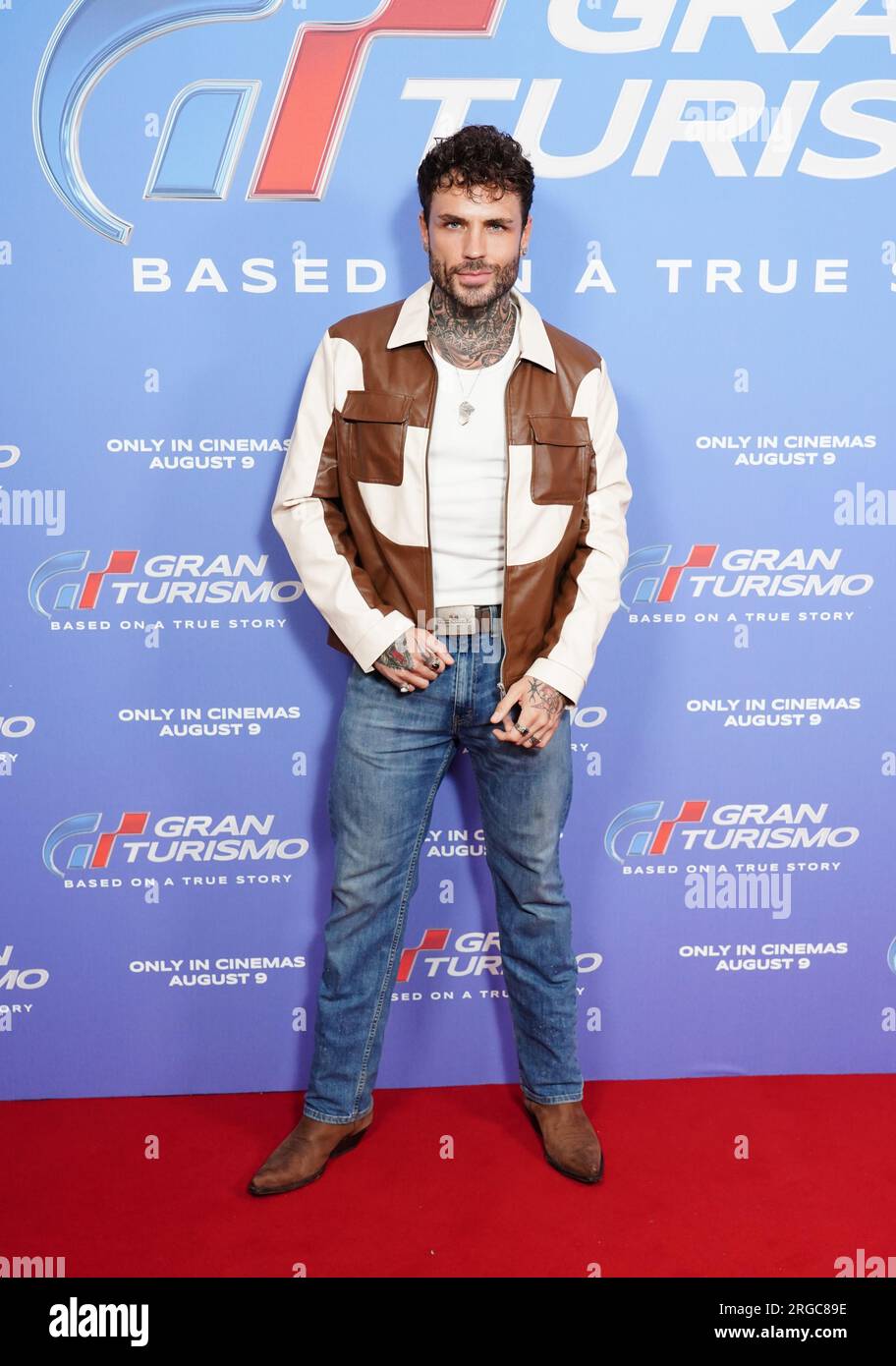 Declan Doyle attends the screening of Gran Turismo at the Ham Yard ...