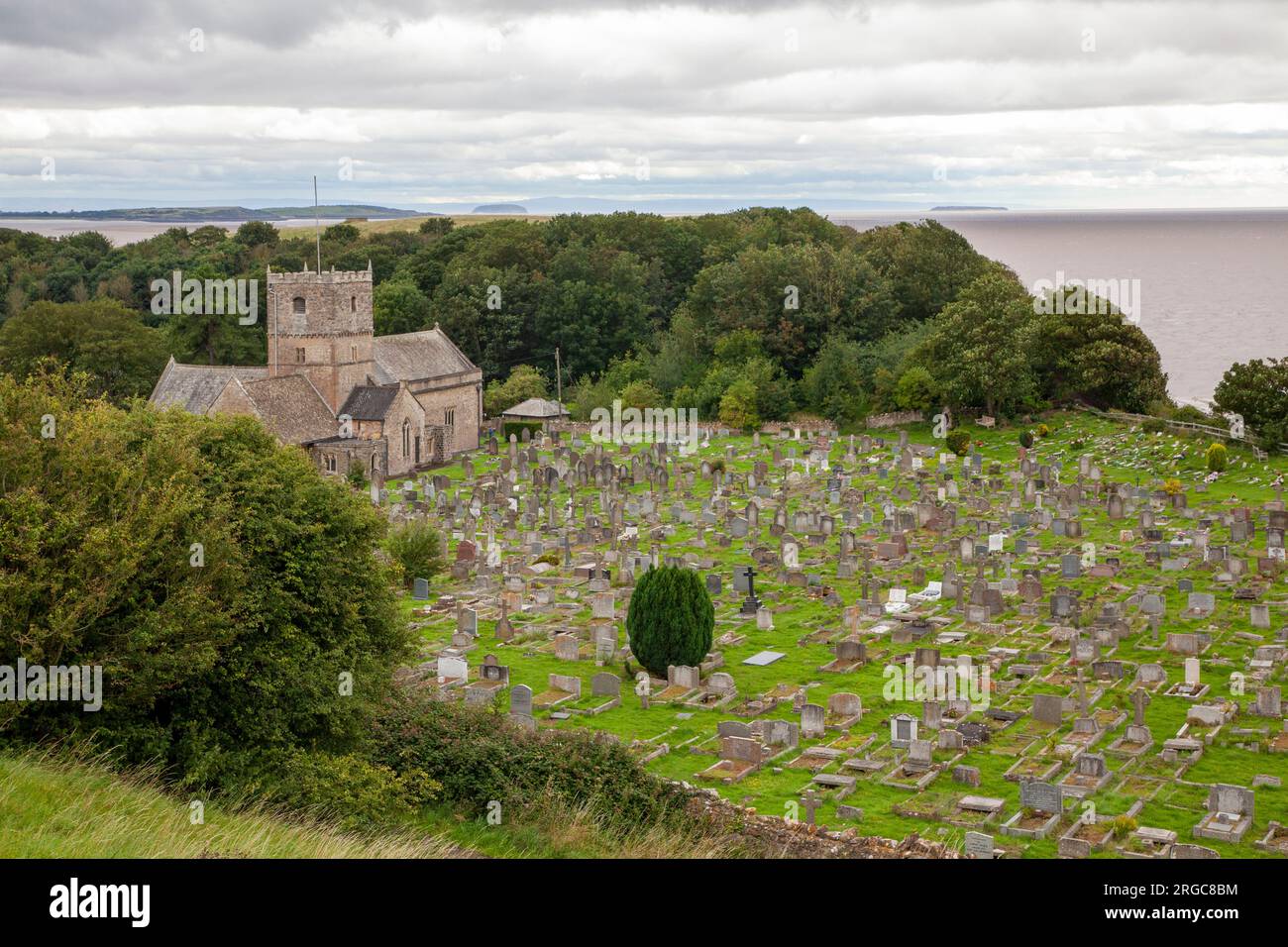 St Andrew's Church Clevedon Stock Photo - Alamy