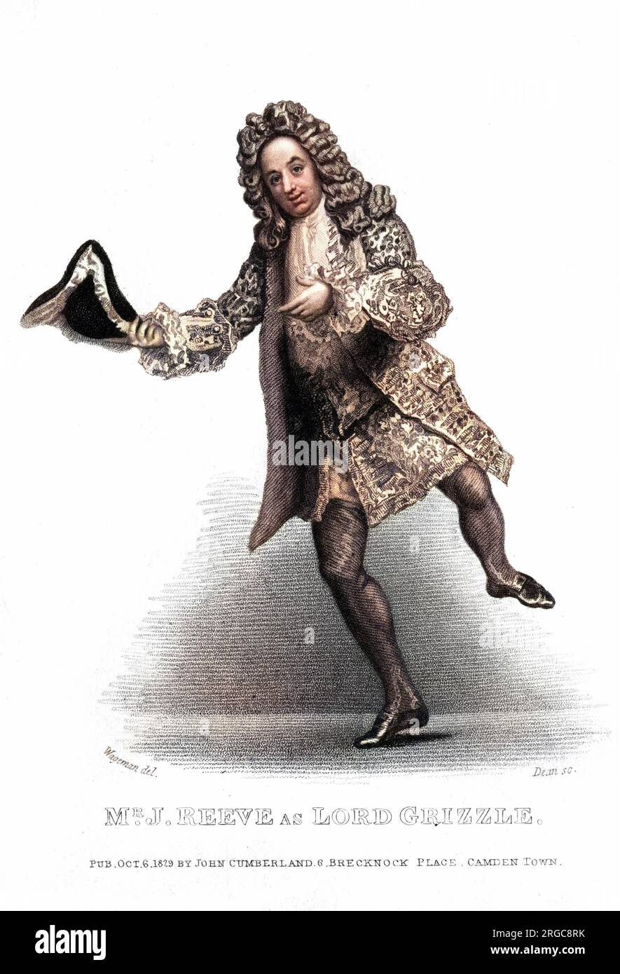 JOHN REEVE actor in the role of Lord Grizzle Stock Photo - Alamy