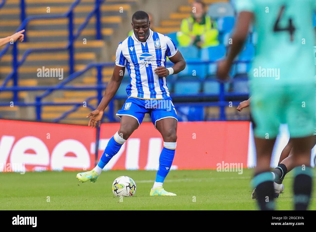 Sheffield, UK. 08th Aug, 2023. Sheffield Wednesday defender Bambo Diaby ...