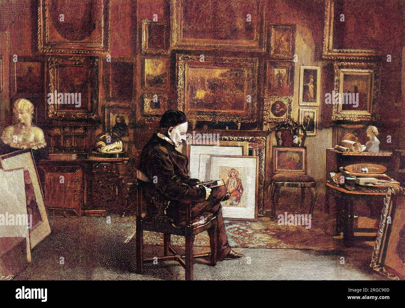 GEORGE RICHMOND artist, known particularly for his portraits, depicted ...