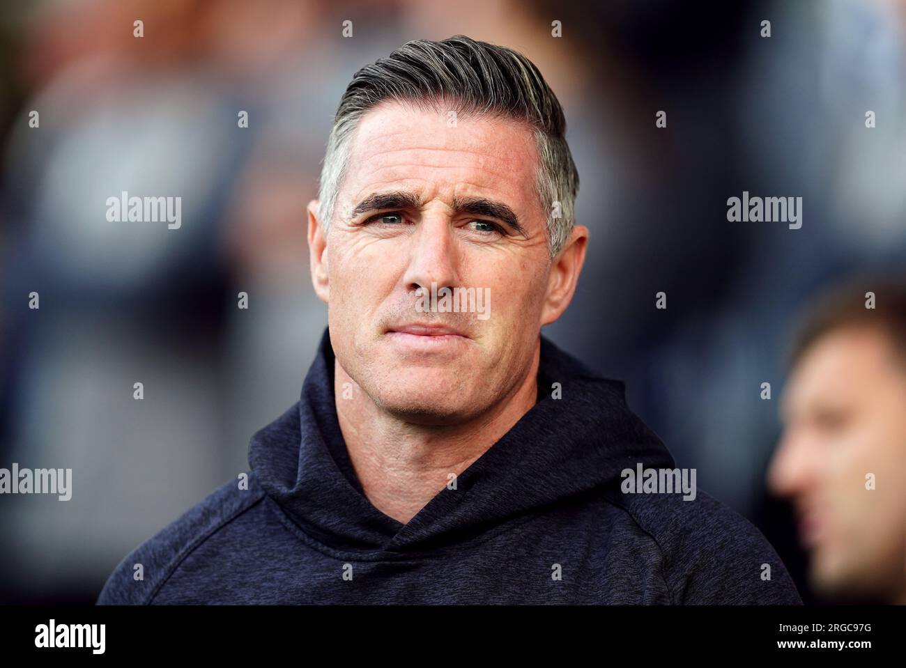 Lincoln City manager Mark Kennedy during the Carabao Cup first round ...