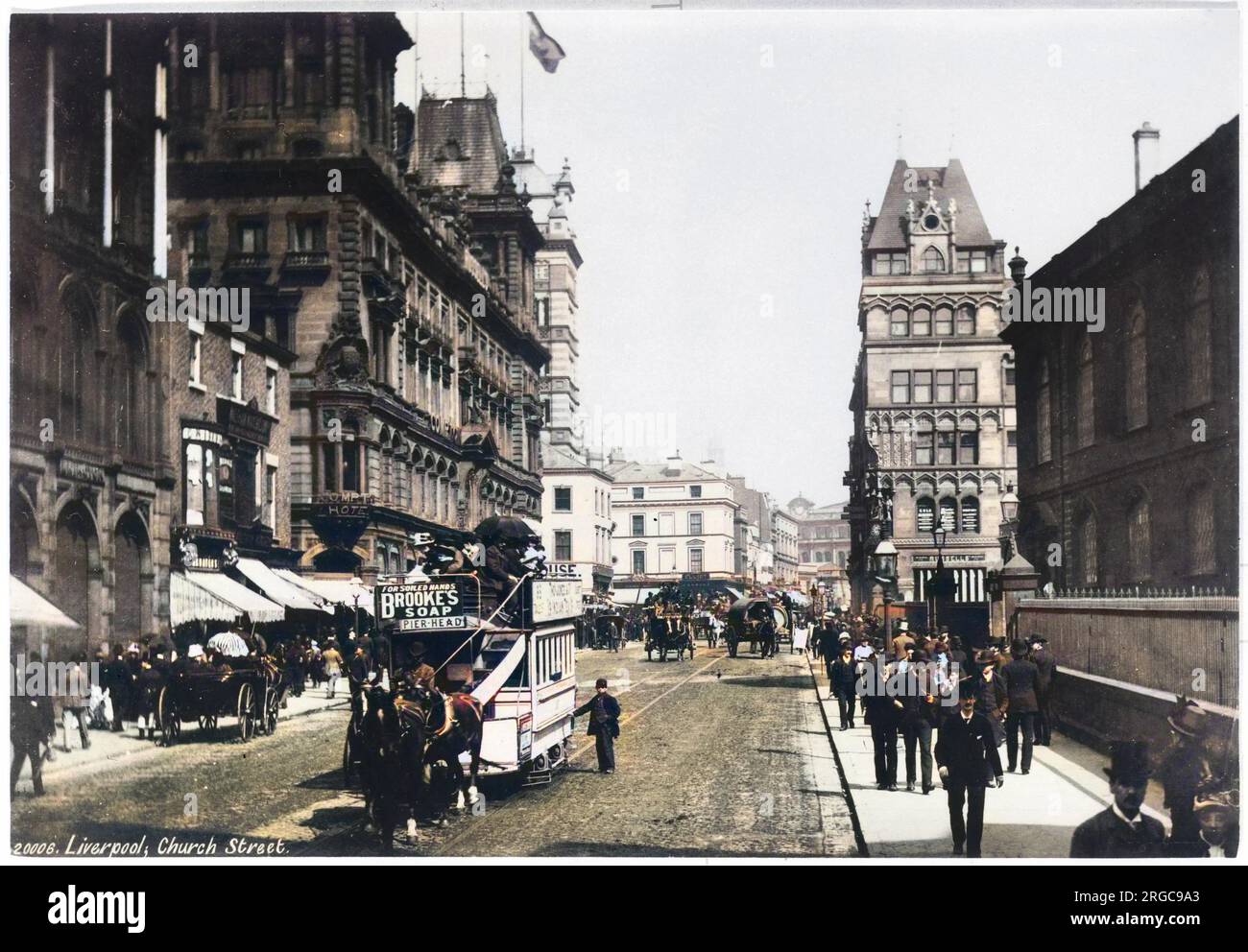 Church Street Liverpool Stock Photo - Alamy