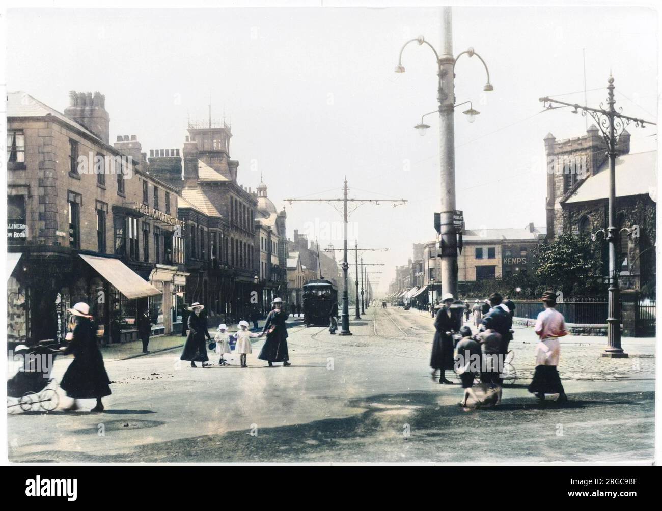 Lord Street Fleetwood Lancashire Stock Photo - Alamy