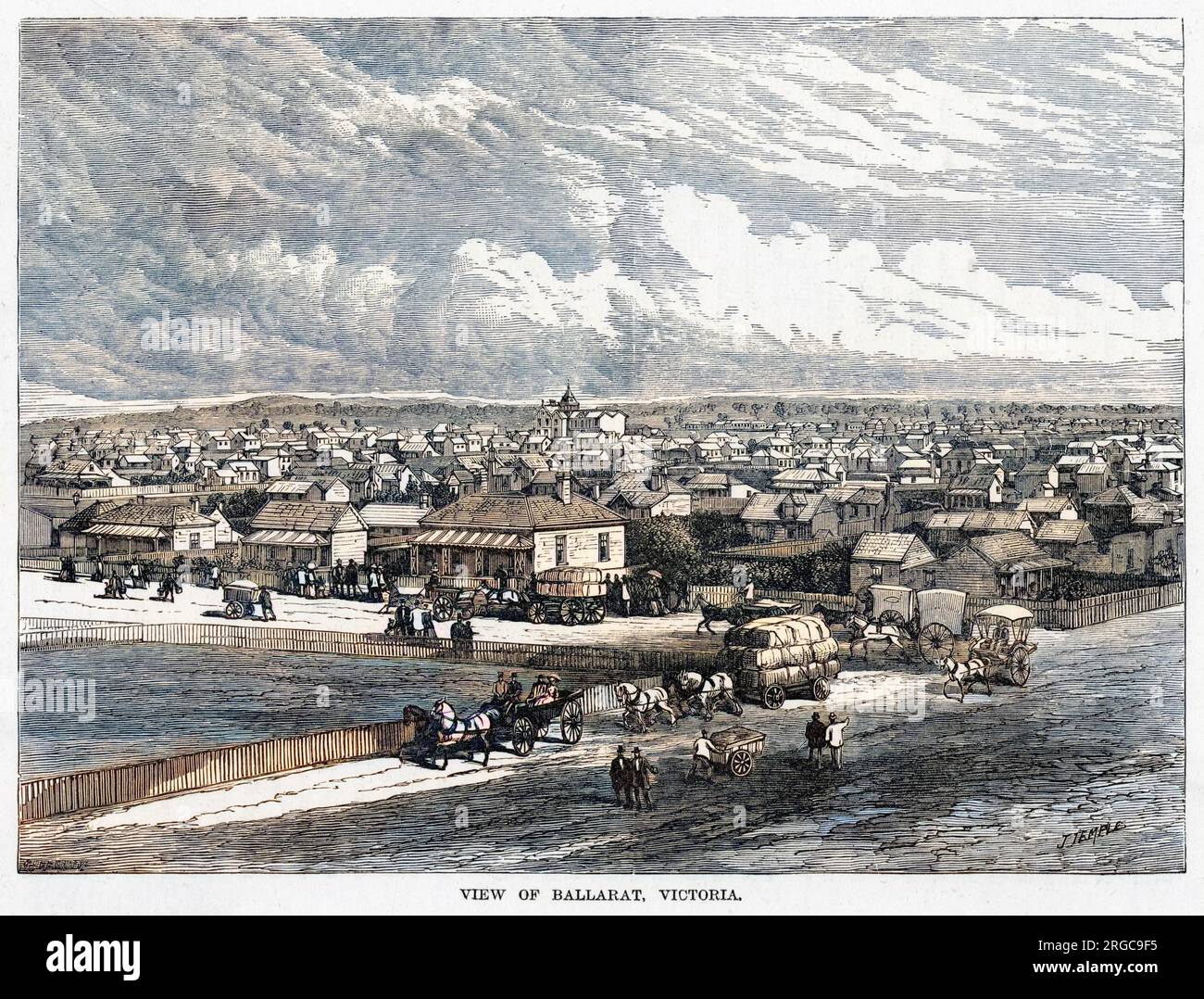 General view of Ballarat, Victoria Stock Photo - Alamy