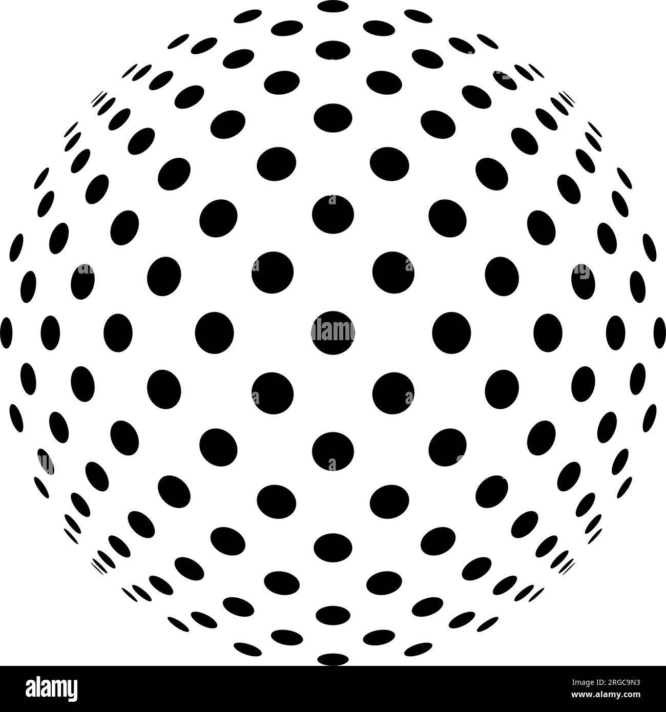 Abstract dotted vector logo hi-res stock photography and images - Alamy