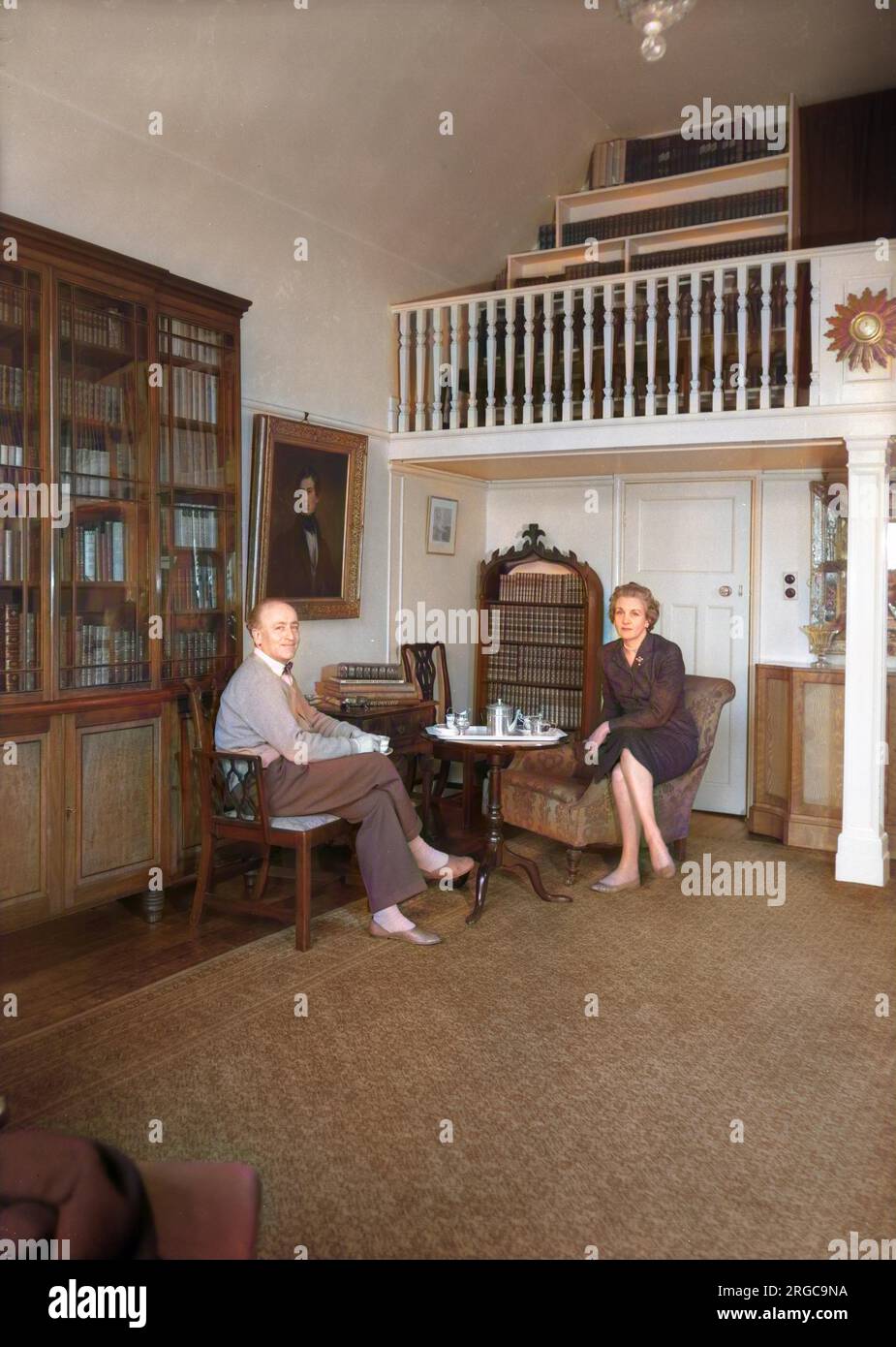 Interior of Louis Kentner's house Stock Photo - Alamy