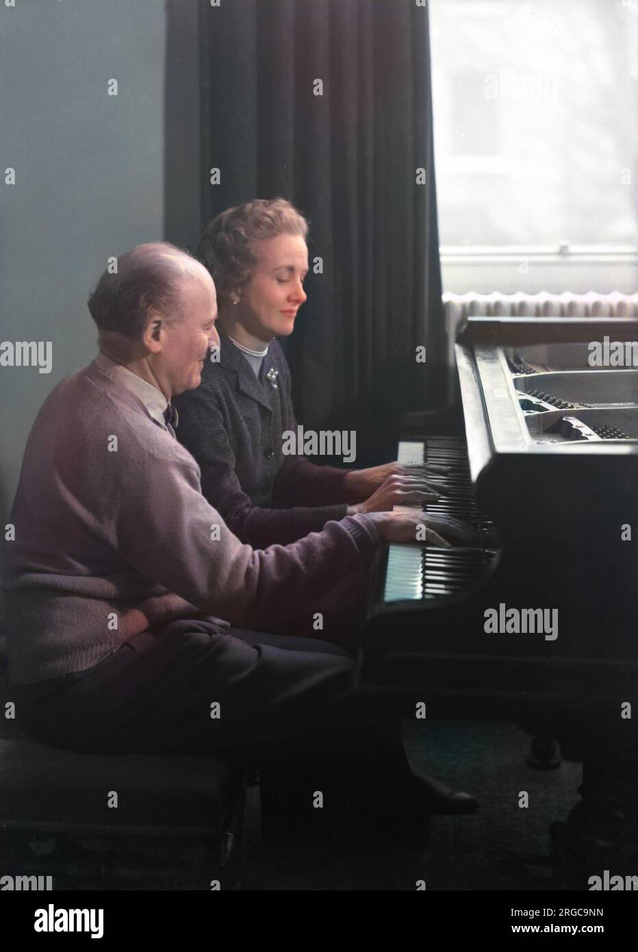 Interior of Louis Kentner's house Stock Photo - Alamy