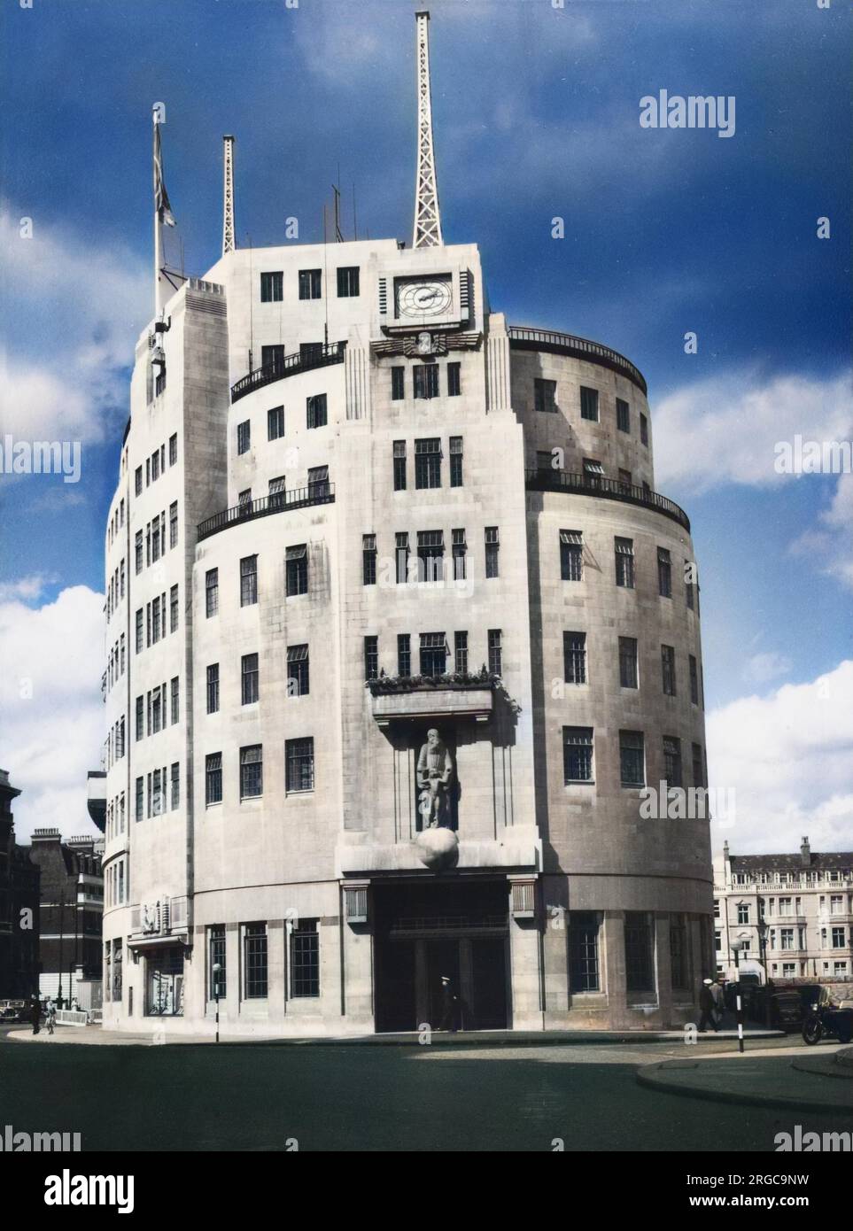 BBC Broadcasting House at Portland Place, London, also known as 'The ...
