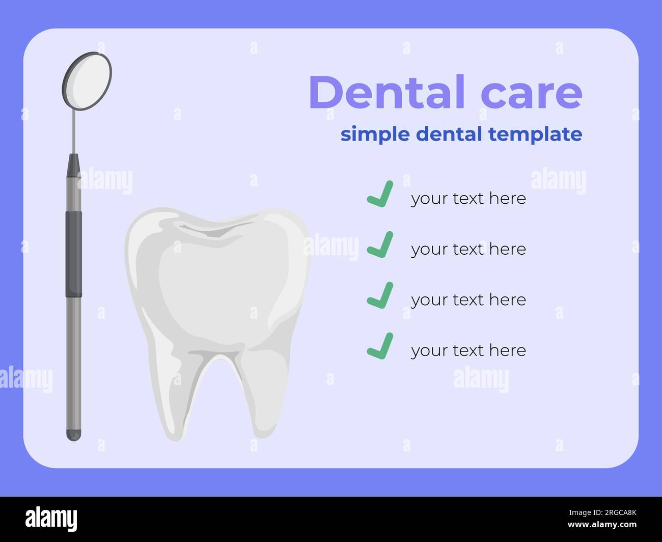 Dental health template. Design with tooth. Healthcare social media post ...