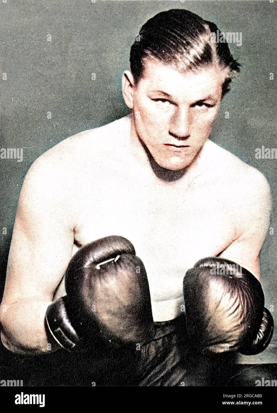 Tommy Farr (1914 - 1986), Welsh heavyweight boxer Stock Photo - Alamy