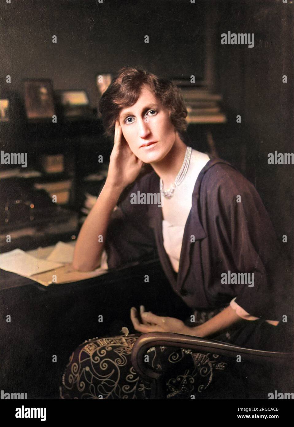 Violet Bonham-Carter (1887 - 1969), nee Asquith, the Liberal politician ...