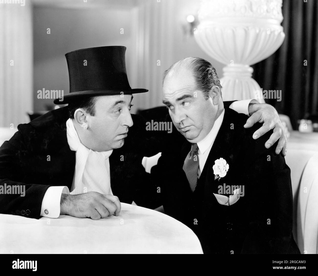 Allen Jenkins, Edward Brophy, on-set of the Film, "Gold Diggers in ...