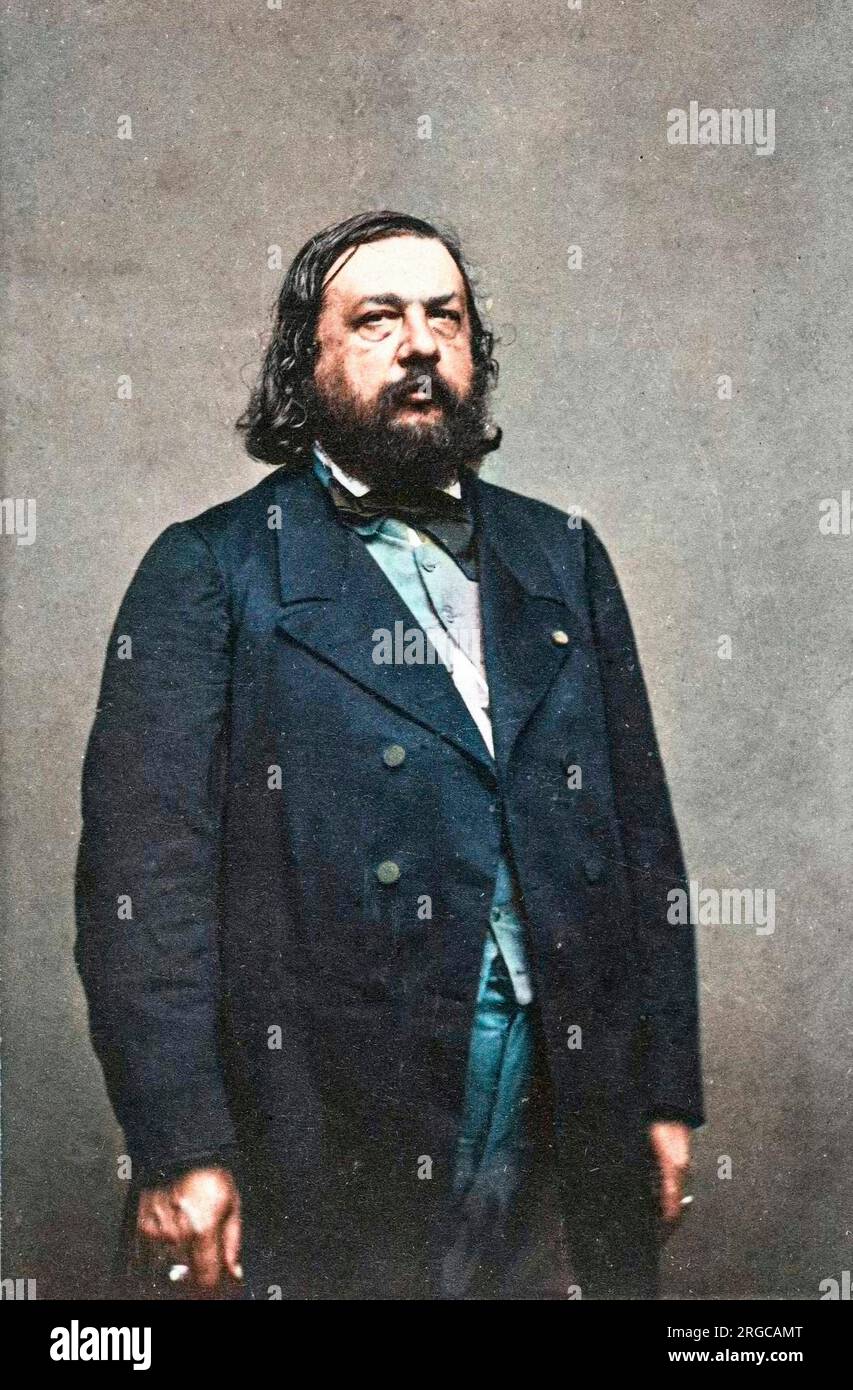 Portrait of Théophile Gautier (1811-1872) - Later coloring - photo ...