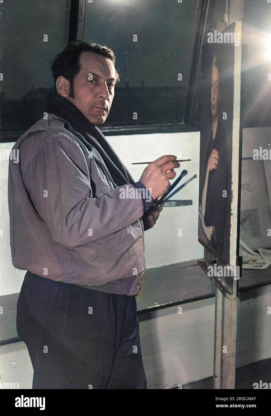 Pietro annigoni queen hi-res stock photography and images - Alamy