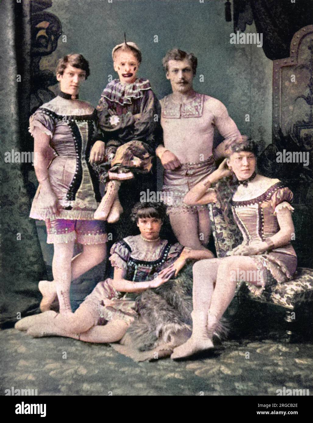 Members of the Transfield family, who ran a popular travelling circus ...