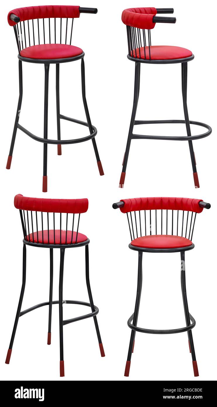 Bar stool. Interior element. Isolated from the background. From ...