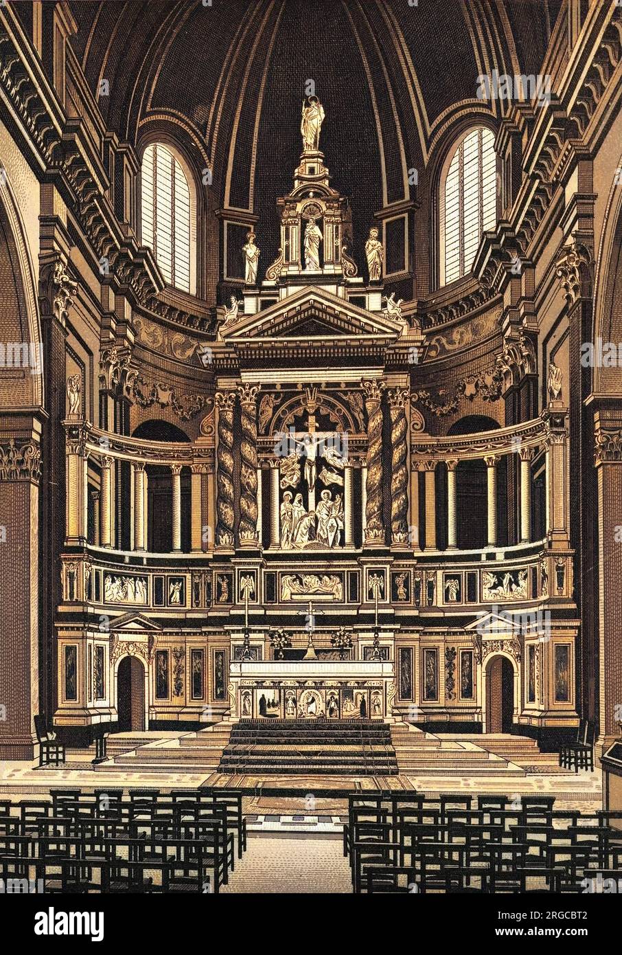 Reredos st pauls cathedral hi-res stock photography and images - Alamy