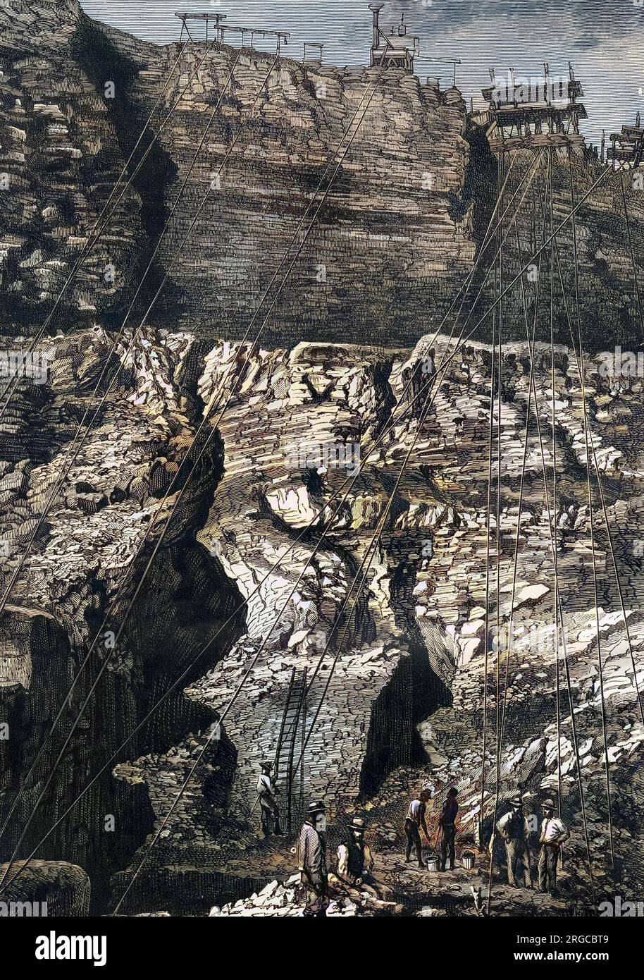 Diamond Mine - Kimberley, South Africa Stock Photo - Alamy