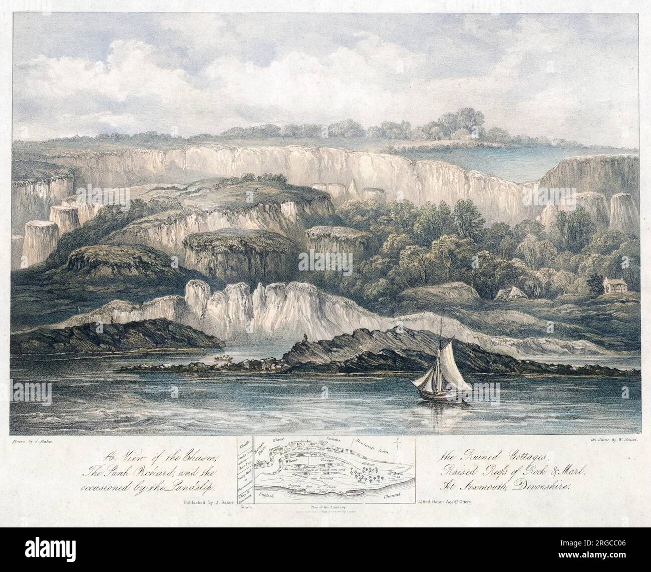 A massive landslip causes extensive damage to the fishing port of ...