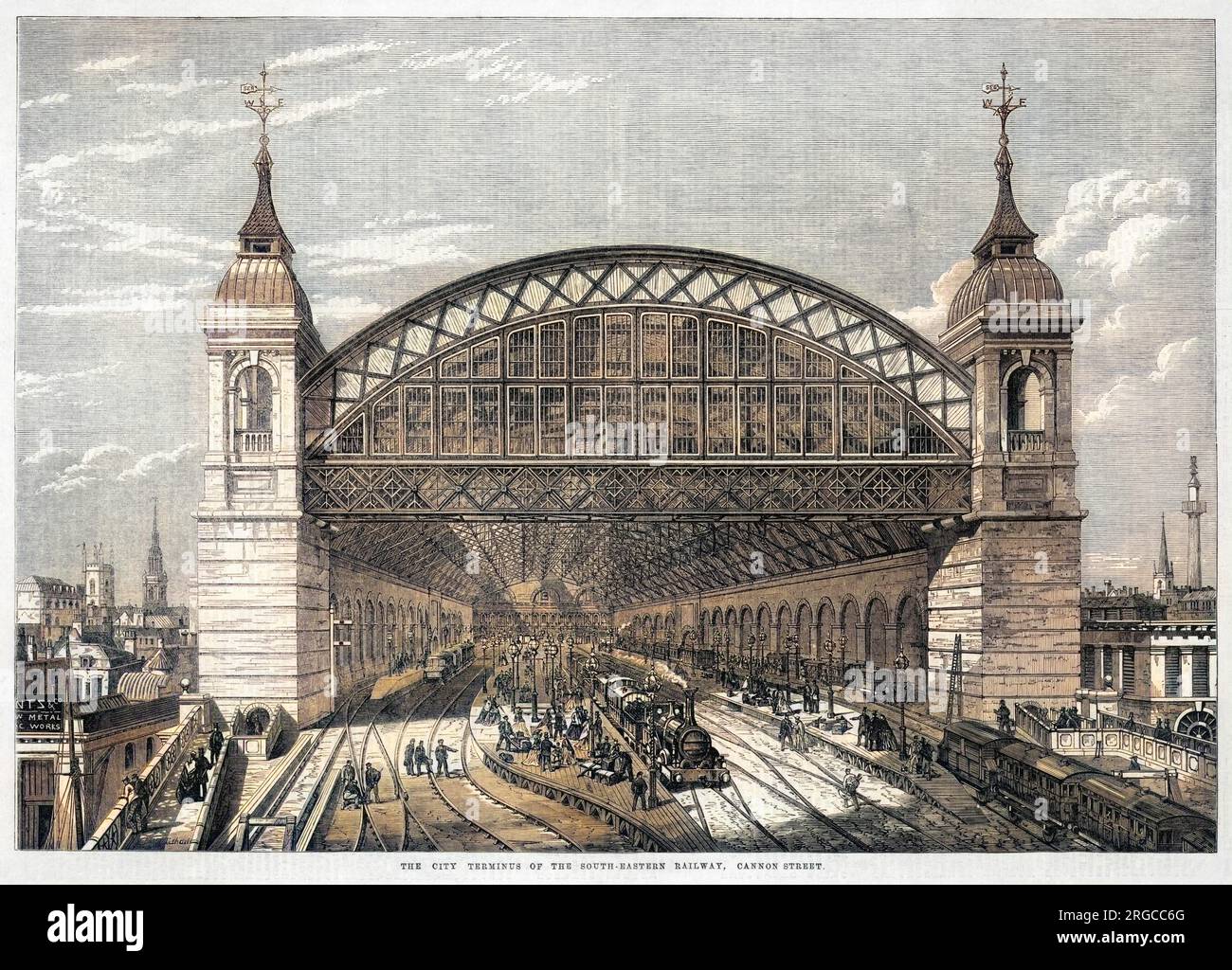 An impressive view from the direction of the Thames of the newly ...