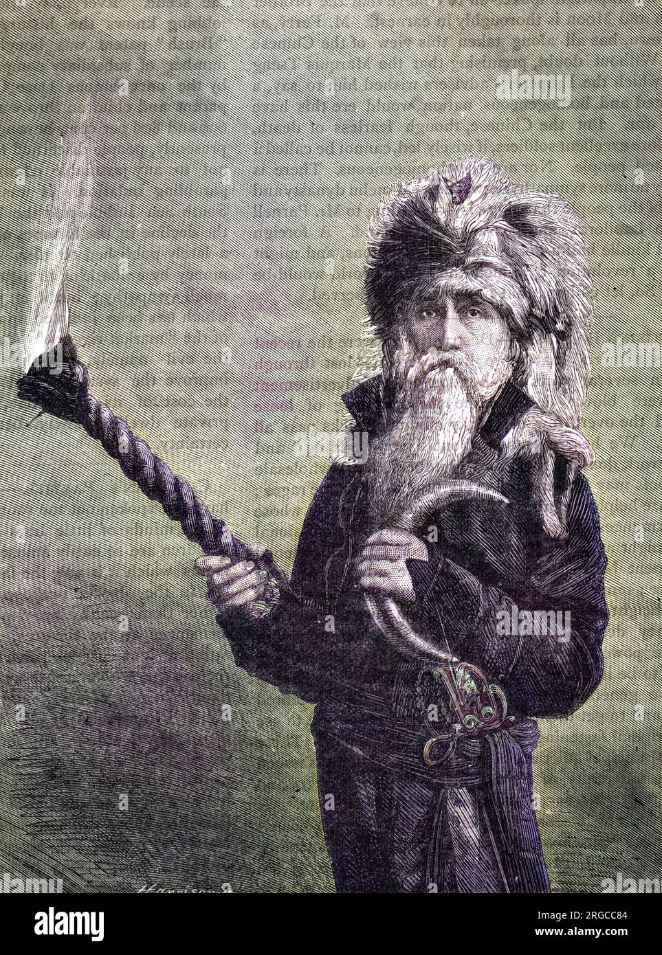 WILLIAM PRICE Welsh druid and eccentric, enthusiast for cremation ...