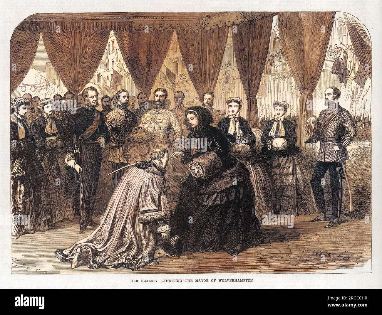 After unveiling a statue of Prince Albert, donated by the people of ...