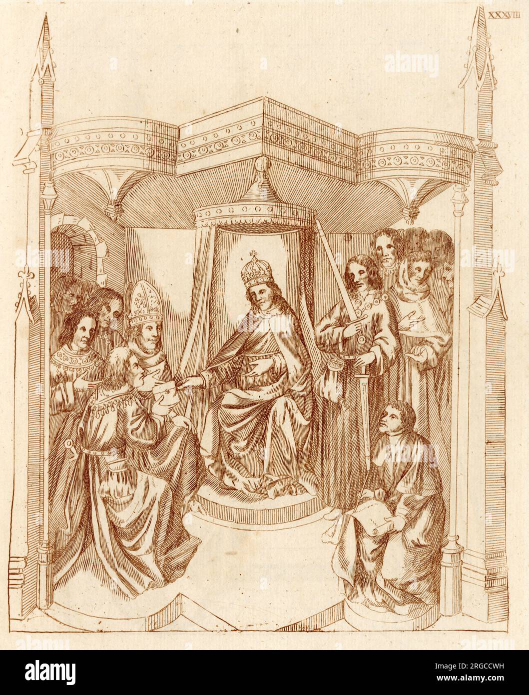 Henry V makes Richard Beauchamp, 13th Earl of Warwick; Robert Hallam ...