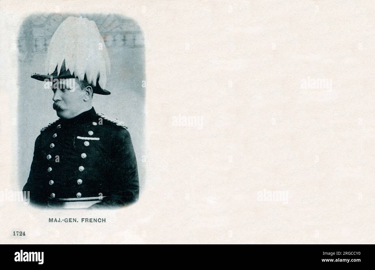 General French is pictured here wearing a cockade. He started military ...