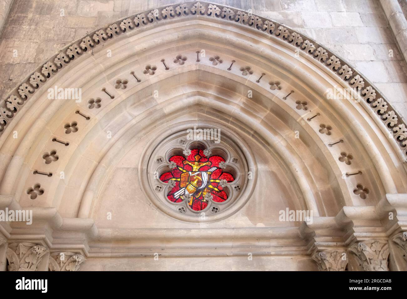Gothic stained glass hi-res stock photography and images - Alamy