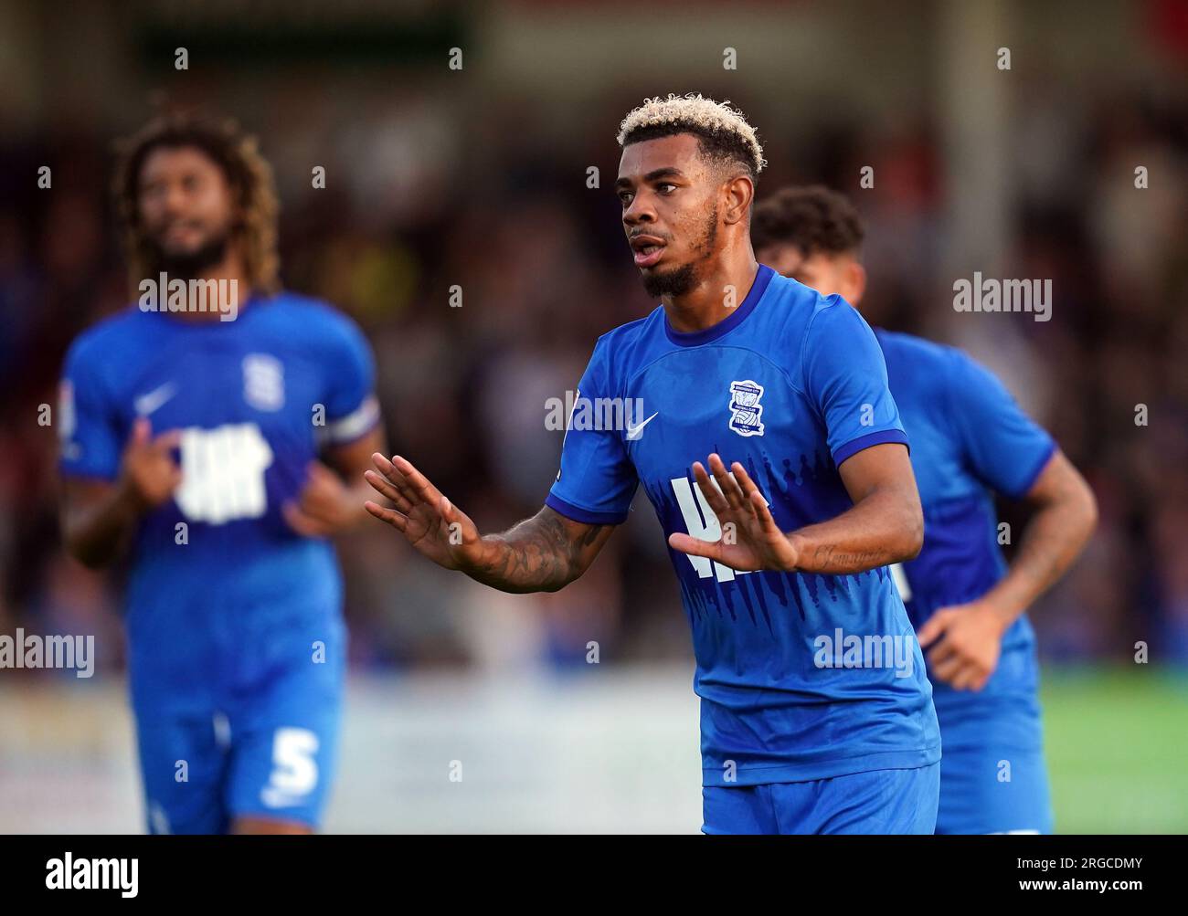 Birmingham City's Juninho Bacuna celebrates scoring their side's second ...