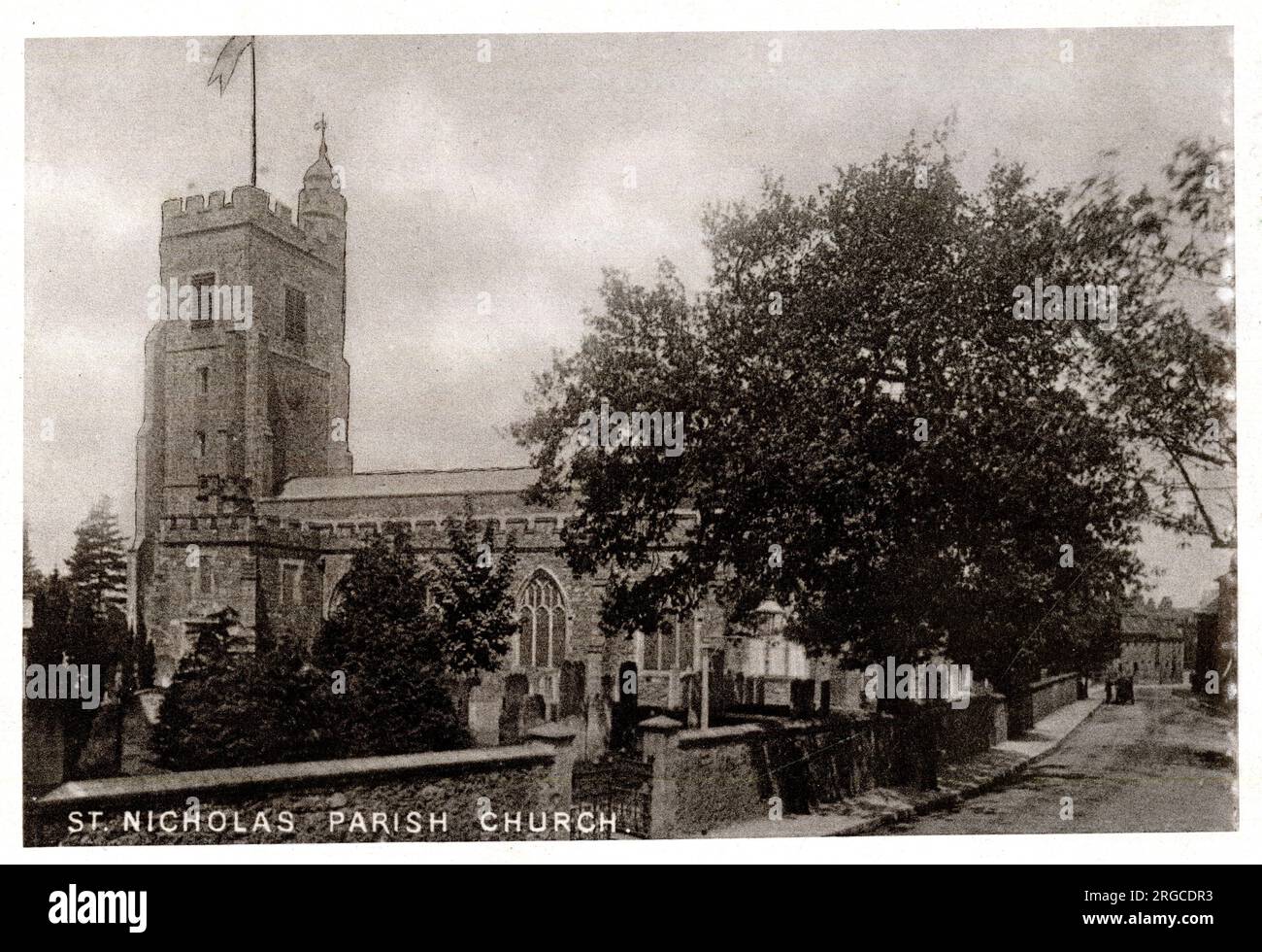St Nicholas Parish Church, Sevenoaks, Kent Stock Photo - Alamy