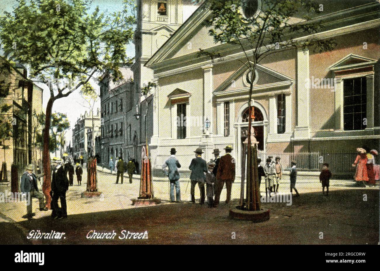 Church Street, Gibraltar Stock Photo - Alamy